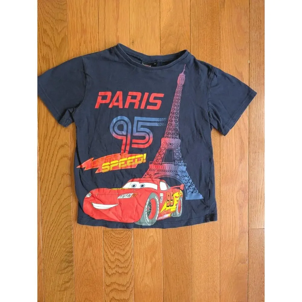 Disney | Shirts & Tops | Vintage Disneyland Paris Pixar Cars Lightning ...